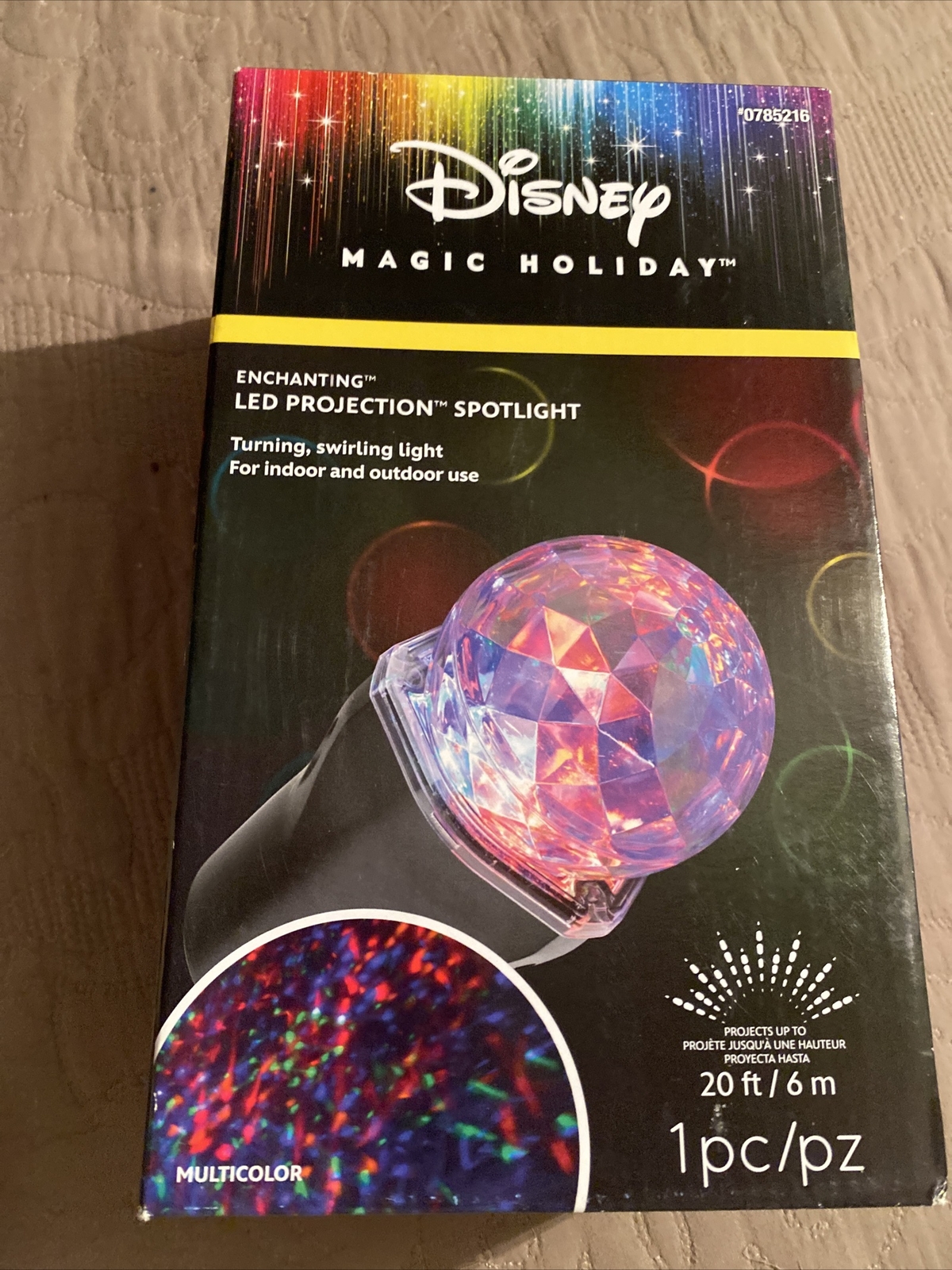Disney Magic Holiday Enchanting LED Projection Spotlight Multicolor ...