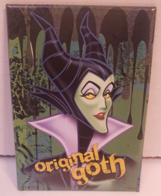 Disney Maleficent Refrigerator Magnet Villains 'Original Goth' 3.5" x 2 ...