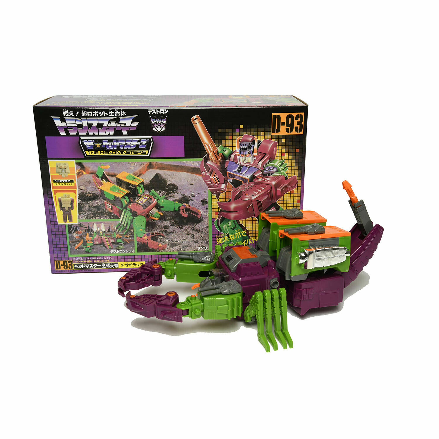 Transformers The Headmasters D-93 Scorponok Decepticons Collection Gift ...