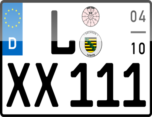 LKW PKW Quad Kennzeichen 260x200 Autoschild | eBay.de