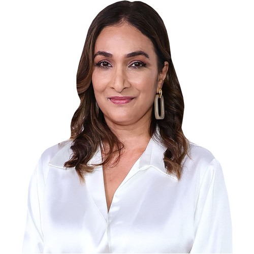 Meera Simhan (White Dress) Half Body Buddy Cutout | eBay