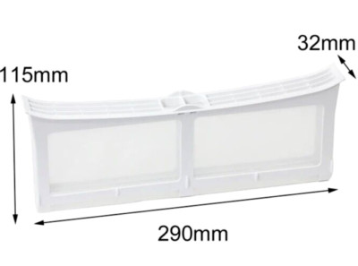 CANDY CS C9LF-80 CS C9LF-S CS H8A2LE-80 Dryer Fluff Lint Filter GENUINE ...