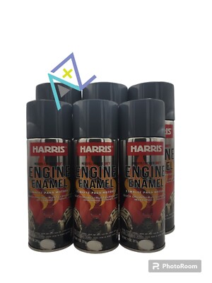 Universal Gray Harris Heat Resistant Engine Enamel Motor Engine Spray ...