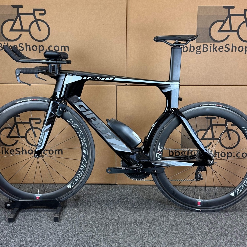 Used Giant Trinity Advanced Pro 1, Sram Red Etap, Carbon Triathlon Bike ...