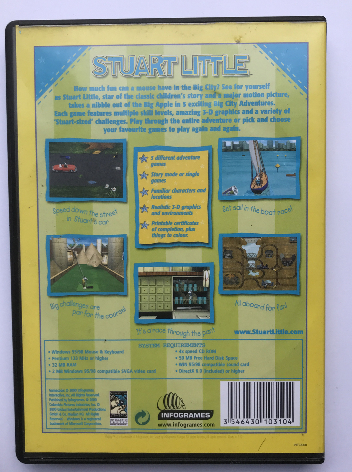 Stuart Little PC CD-ROM (Replay Kids) - FAST FREE SHIPPING | eBay UK