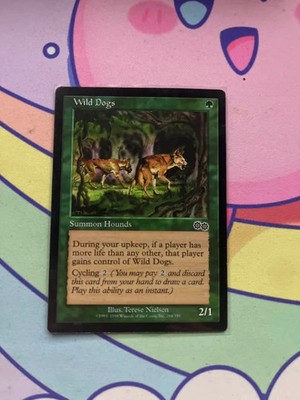 Wild Dogs - Urza's Saga - MTG Magic - Common - Green Creature | eBay