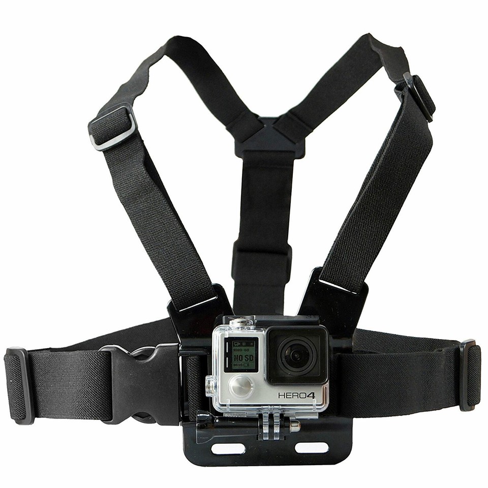 Chest Body Strap Mount Adjustable Belt for GoPro HERO12 11 10 9 8 7 6 5 ...