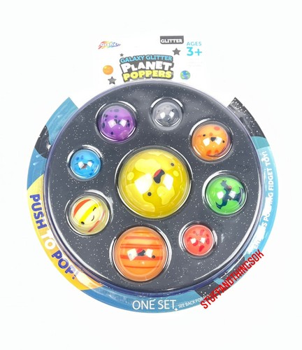 Galaxy Glitter PLANET POPPER Grafix Popping Fidget Toy NEW | eBay