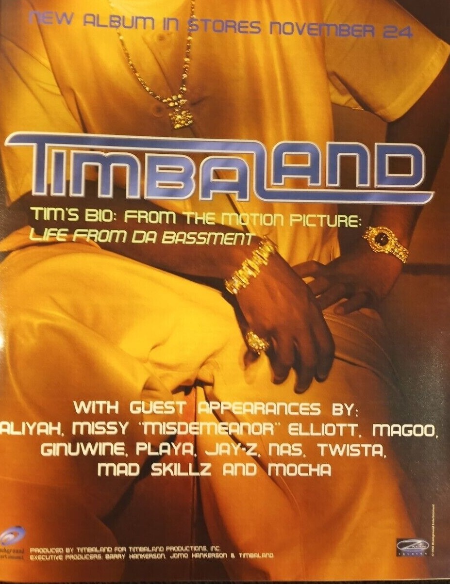 TIMBALAND ORIGINAL (UNFRAMED) 1998 magazine PROMO AD | eBay