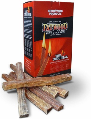 Better Wood Products Fatwood Firestarter Box, 2-Pounds | eBay