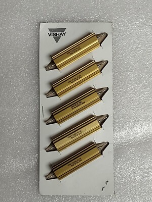 (Lot of 5) Vishay DALE RH-50 1 OHM-50W-1% POWER RESISTOR RH0501R000FC02 ...