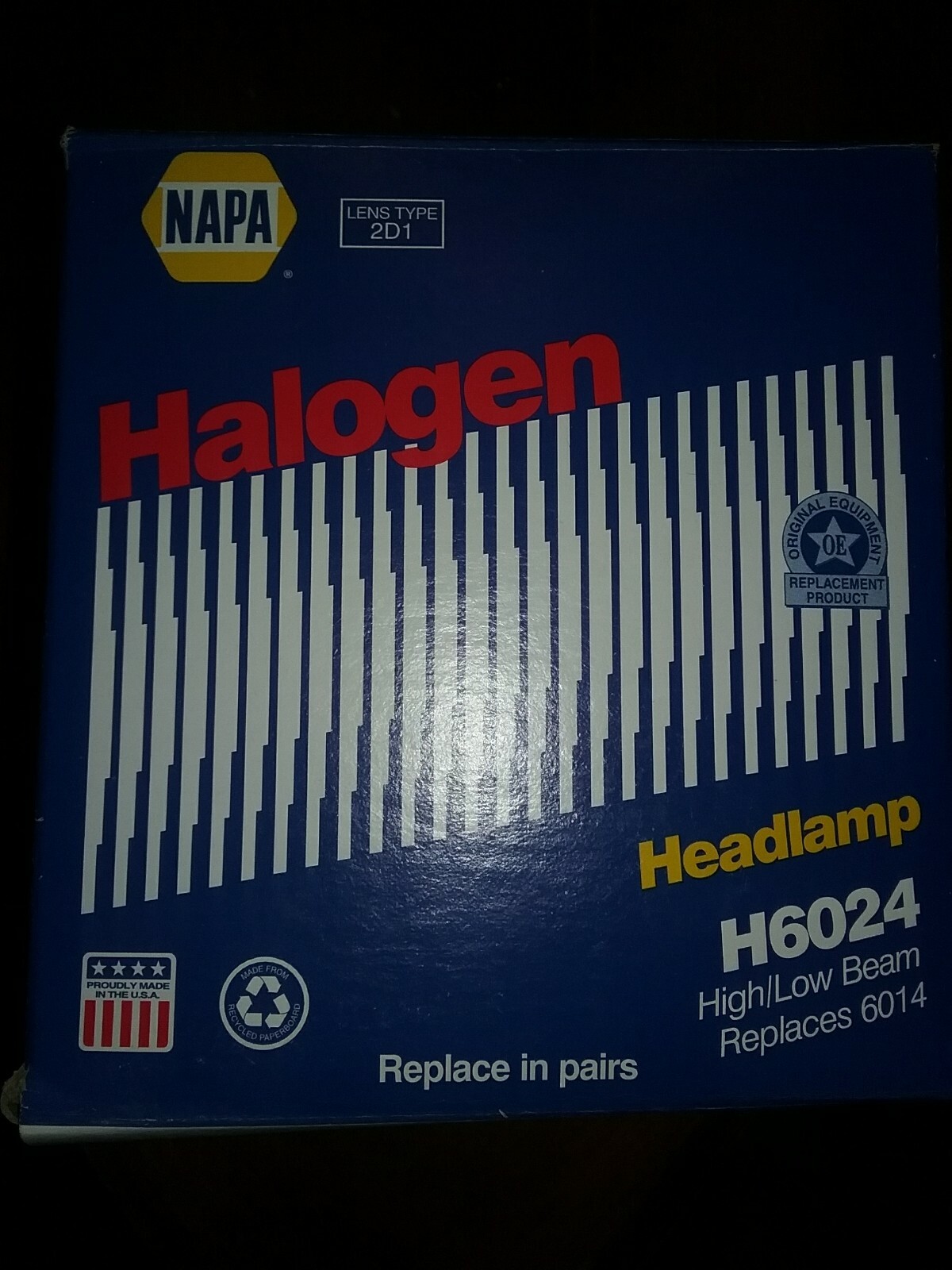NAPA H6024 Halogen Headlight Beam Bulb - for sale online | eBay