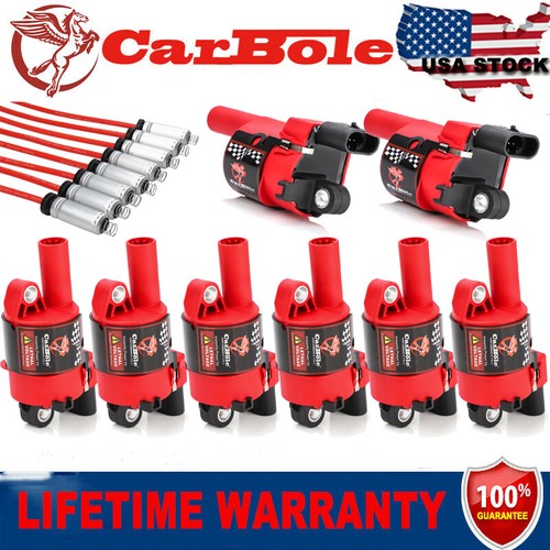 Ignition Coil Packs W/Wire 8Pcs For Sierra Cadillac Escalade GMC 6.0L 4 ...