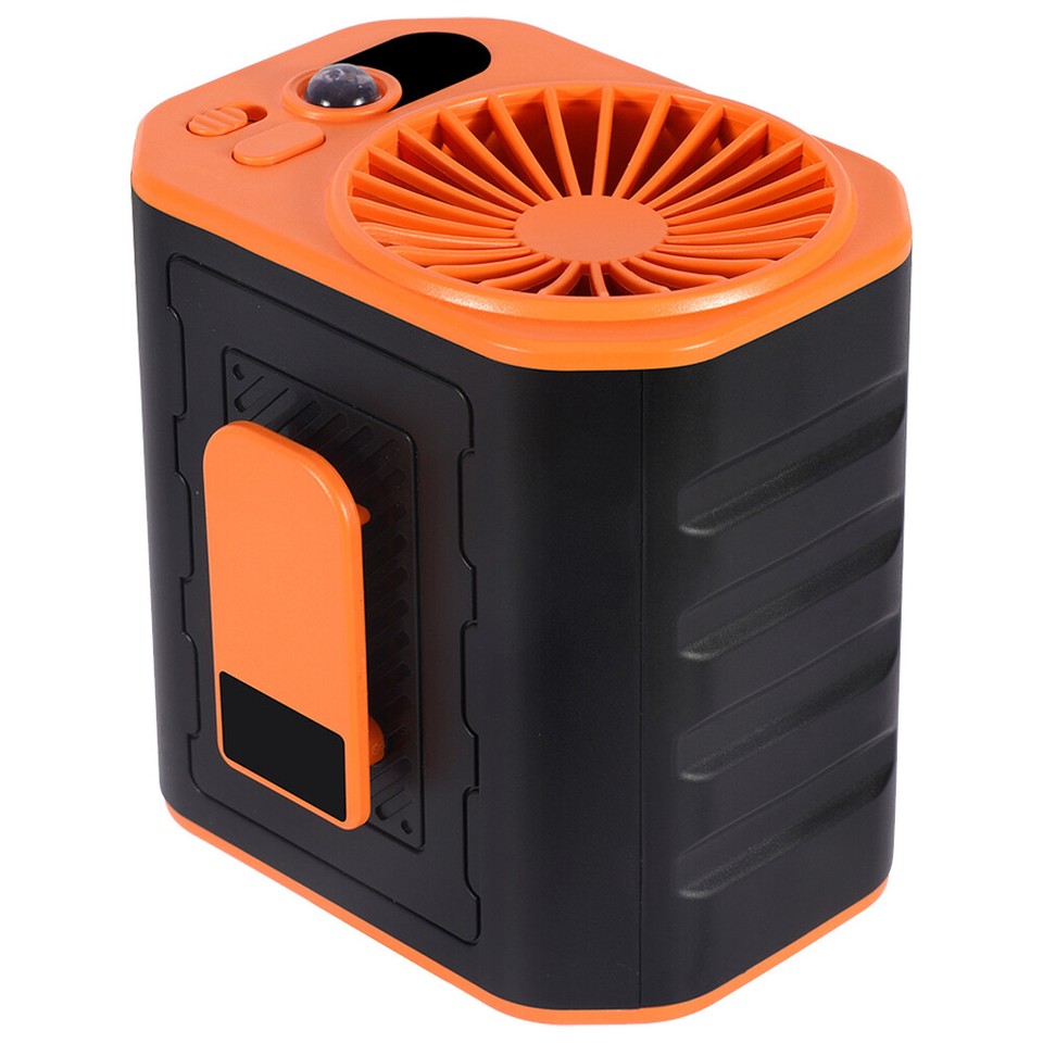 Cooling Fan Mini Hanging Neck Fan Waist Fan with Flashlight Body Fan ...