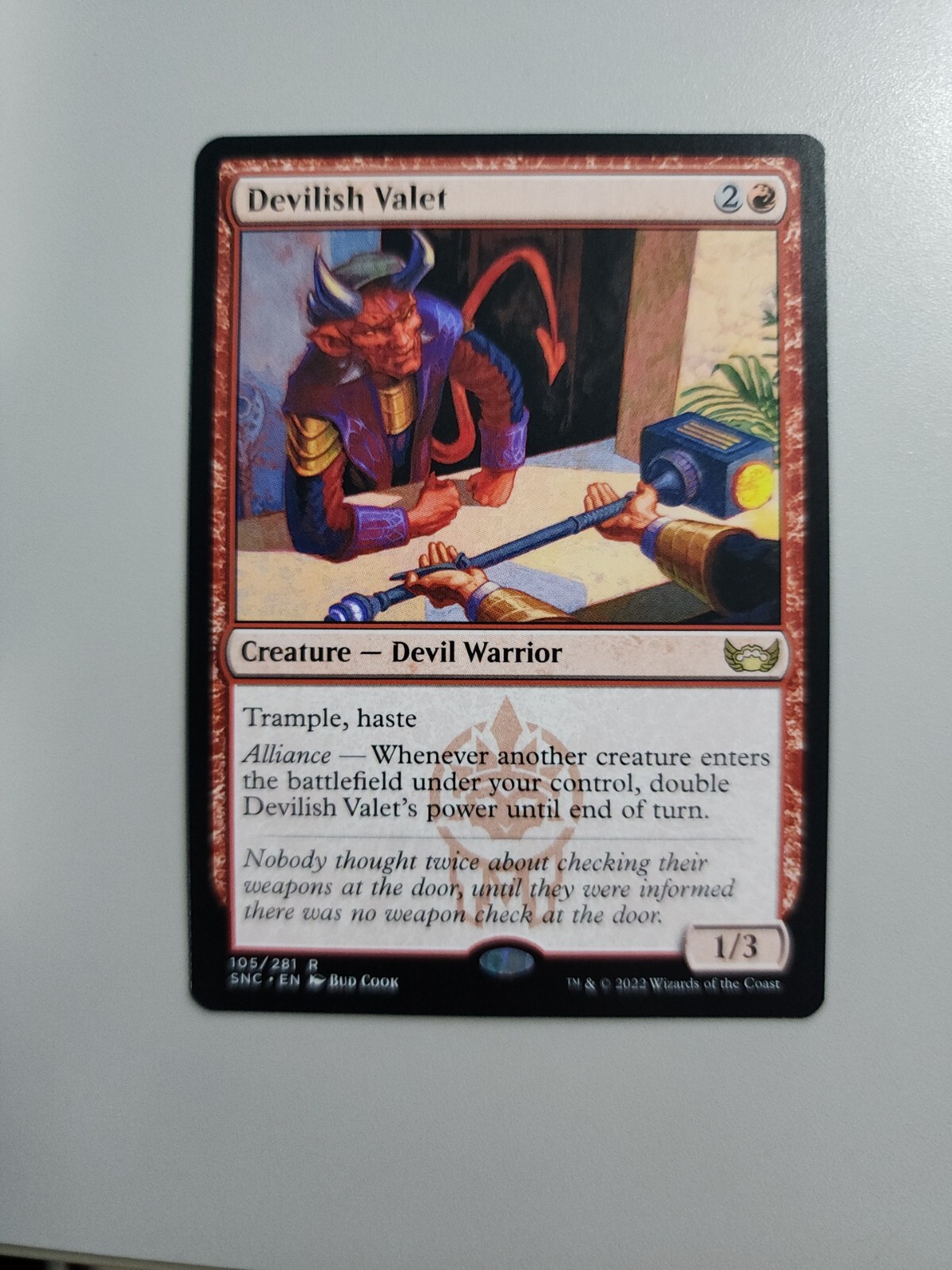 MTG Devilish Valet Streets of New Capenna 105/281 Regular Rare | eBay