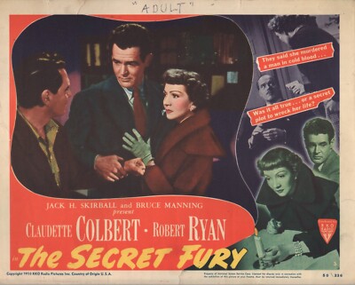 The Secret Fury (1950) 11x14 lobby card #3 | eBay