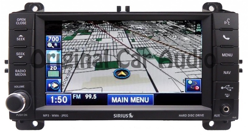 2011 2012 2013 JEEP Grand Cherokee DODGE Durango MyGig Navigation Radio ...
