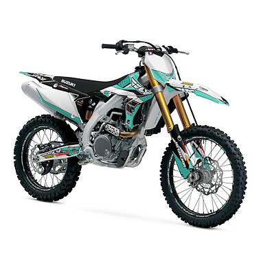 2019-2025 RMZ 250 13 FLY Black Senge Graphics Kit Compatible with ...