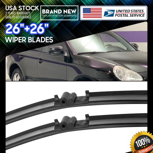 Waterproof/Durable 26''+26'' Side lock Windshield Wiper Blades All ...