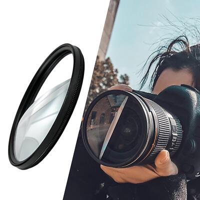 Split Field Filter +2 Diopter 77mm w/ Rotating Ring Split-Field 77mm ...