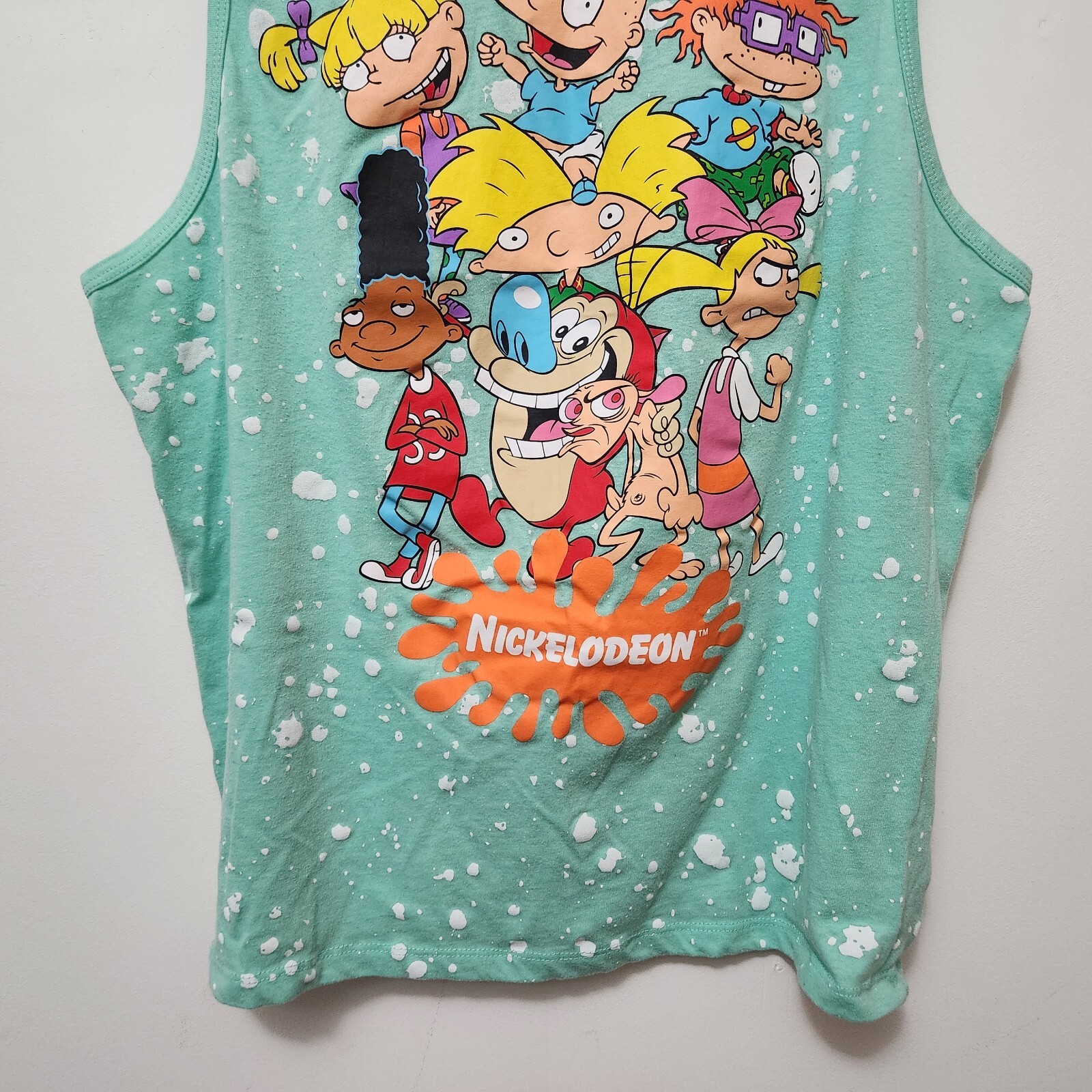 NICKELODEON Rugrats Women's Green Graphic Print Tank … - Gem