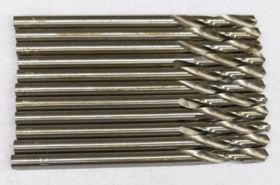 12 Jobber Length Drills Short Flute Wire Gauge Size #15 Bright HSS 118 ...