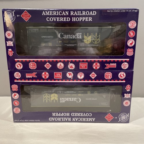 RMT Canadian Pacific Covered Hopper 625723 & 24 2-Car Set AristO Craft ...
