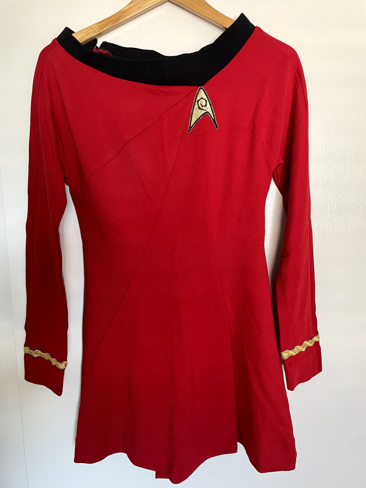 EUC ANOVOS Star Trek TOS Women's Uniform Dress Red - Size L | eBay