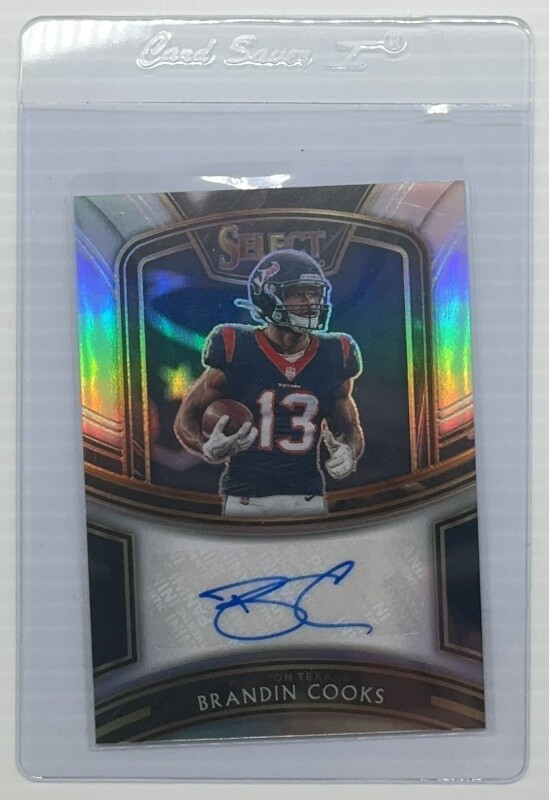 2020 Select Brandin Cooks Silver Prizm Auto Autograph #28/75 Texans | eBay