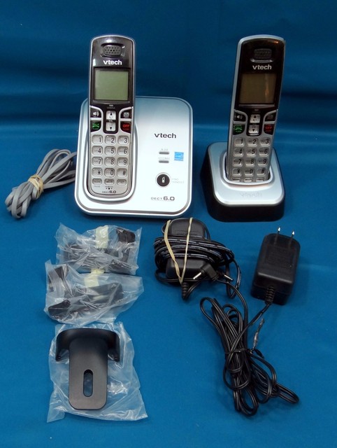 VTech CS6419-2 1.9 GHz Dual Handsets Single Line Cordless Phone for ...