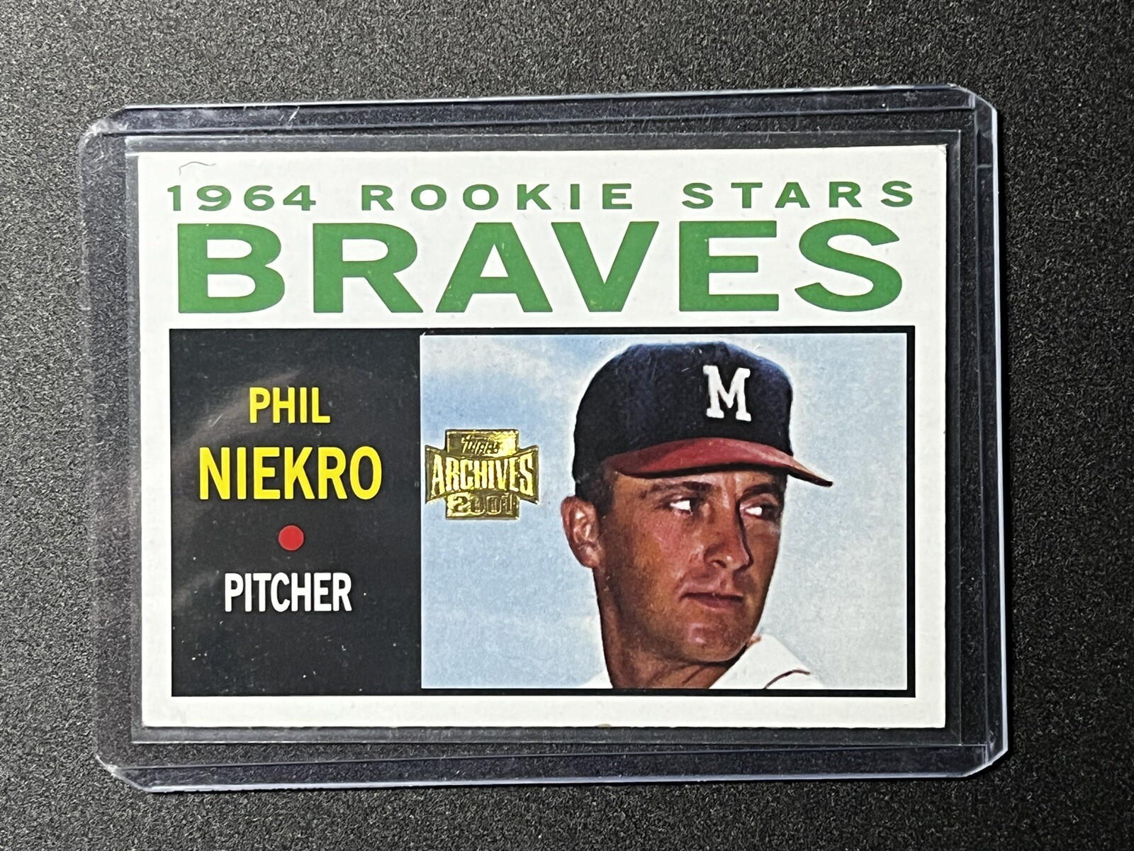 2001 Topps Archives 1964 Phil Niekro #541 - Atlanta Braves - Rookie ...