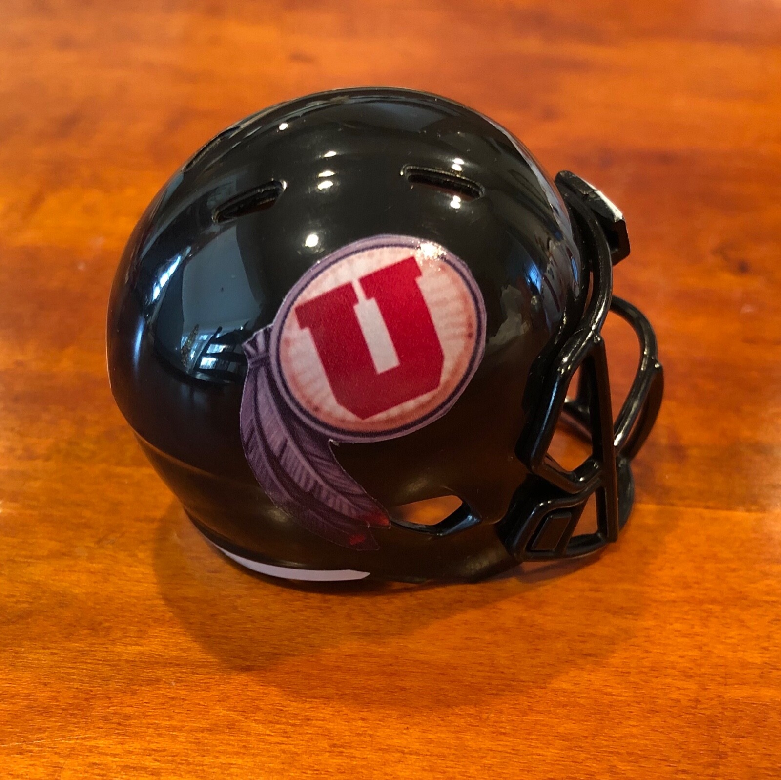 Utah Utes 2015 black Ute Proud custom pocket pro helmet | eBay