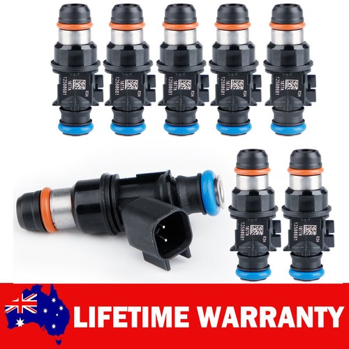 8PCS Fuel Injectors 12580681 For Delphi 2004-2010 Chevy GMC 4.8 5.3 6.0 ...