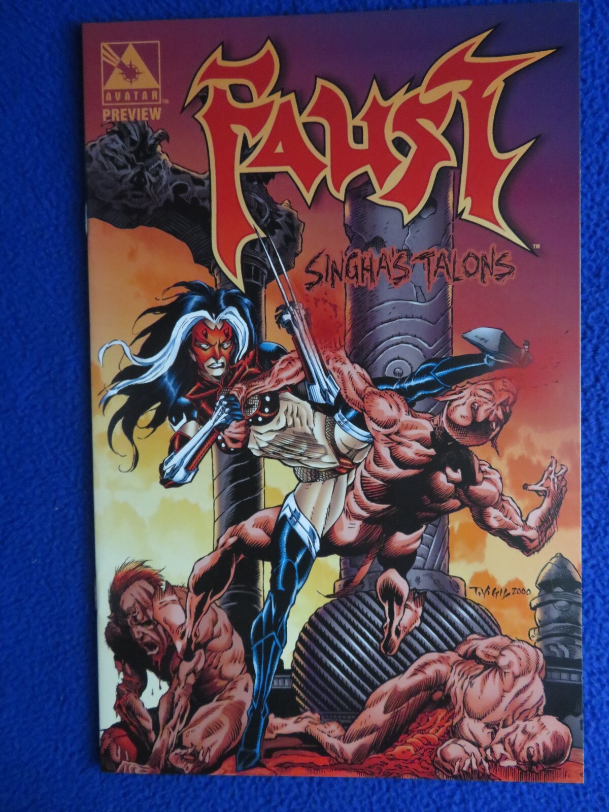 FAUST SINGHA'S TALONS PREVIEW VARIANT 2000 VIGIL QUINN AVATAR | eBay