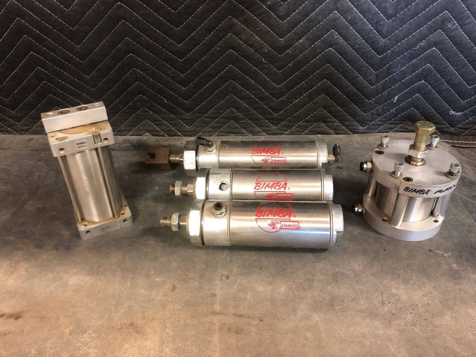 Bimba Pneumatic Cylinders 1 Flat-1, 1 Flat-11 3 Bimba Stainless 5 Total ...