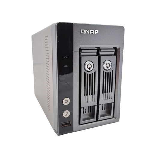 QNAP TS-219P Network Attached Storage NAS Marvell 512MB RAM 2 x 4TB HDD ...