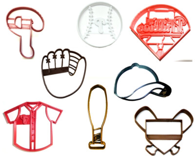 PHILADELPHIA PHILLIES MLB MAJOR LEAGUE BASEBALL TEAM COOKIE CUTTER USA ...