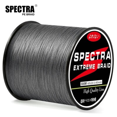 SPECTRA PRO POWER GRADE GREEN BRAIDED FISHING LINE 328 YARDS 50LB TEST ...