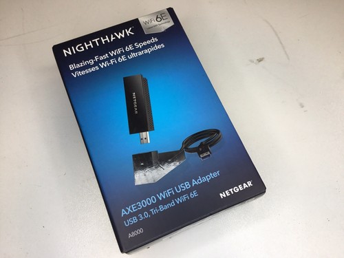 NETGEAR Nighthawk AXE3000 WiFi 6E USB 3.0 Adapter A8000-100PAS - New | eBay