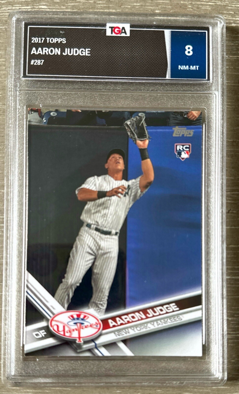 2017 Topps - Complete Set Variation Grey Jersey #287 Aaron Judge (RC ...