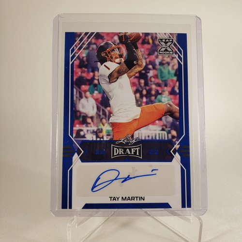 2022 Leaf Draft Blue Auto Tay Martin BA-TM1 | eBay