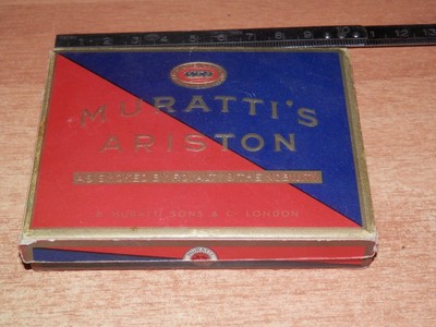 vecchia scatola SIGARETTE MURATTI'S ARISTON as smoked by royalty & the ...