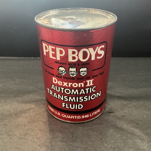 NOS Full Pep Boys Oil Can Quart ATF Fluid Manny Moe & Jack | eBay