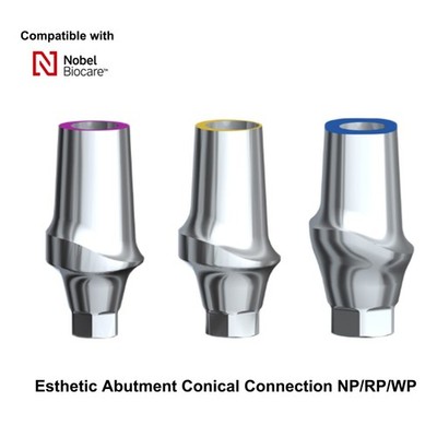 Dental Esthetic Abutment Conical Connection NP/RP/WP fits Nobel Active ...