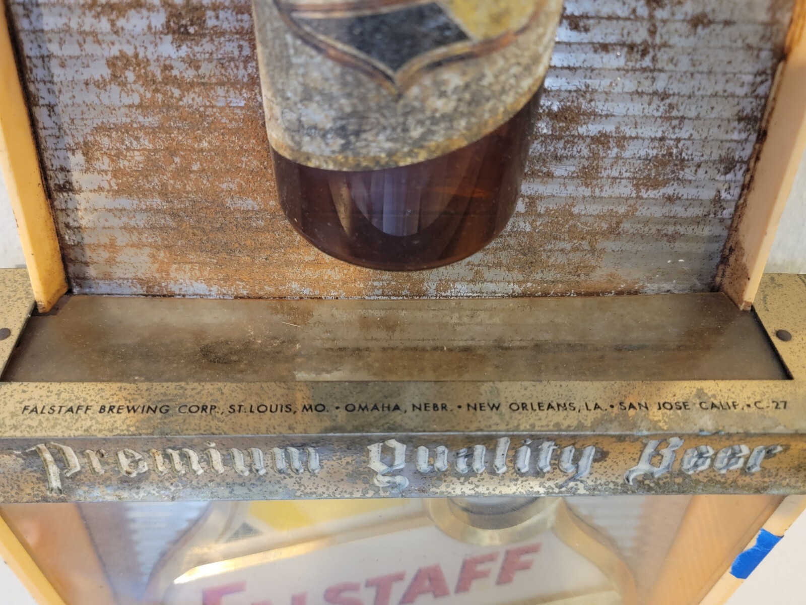 Rare Vintage Collectible Falstaff Beer Sign 1960's For Bar / Mancave ...