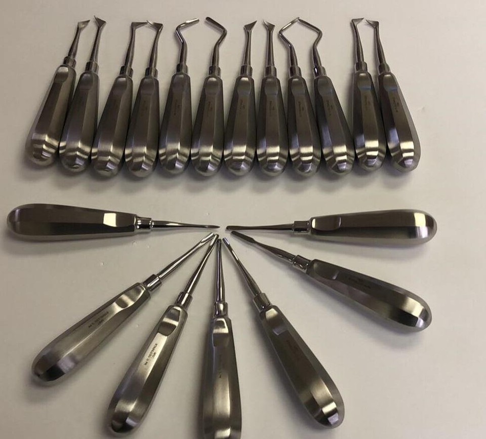 DENTAL ROOT ELEVATORS 19PCS DIFFERNT SIZES FULL SET | eBay