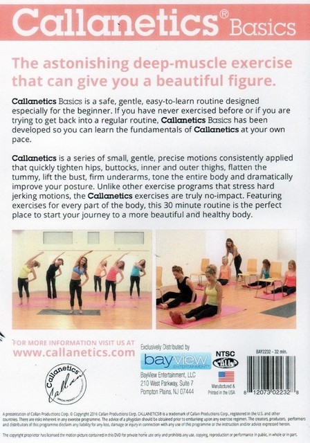 Callanetics Basics: For Beginners (DVD) for sale online | eBay