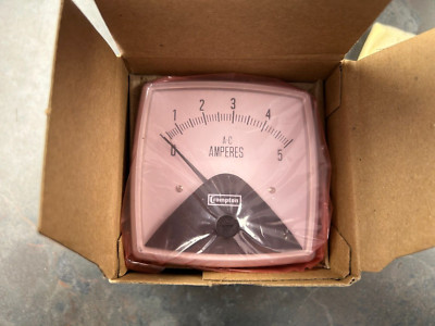 NEW CROMPTON 0-5 AMP METER 016-02AA-LSLS-C6-S2 | eBay