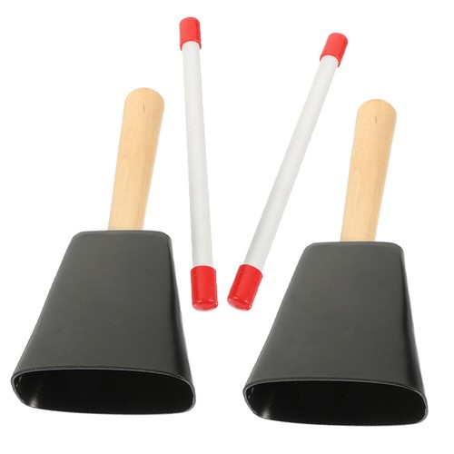 Metal Cowbell Handheld with Holder Bells for Sports Child Baby Children ...