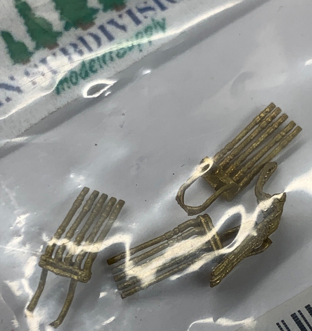 CAL-SCALE 685 HO 5 Line MU Cables 1 pair (Brass) MODELRRSUPPLY $5 ...